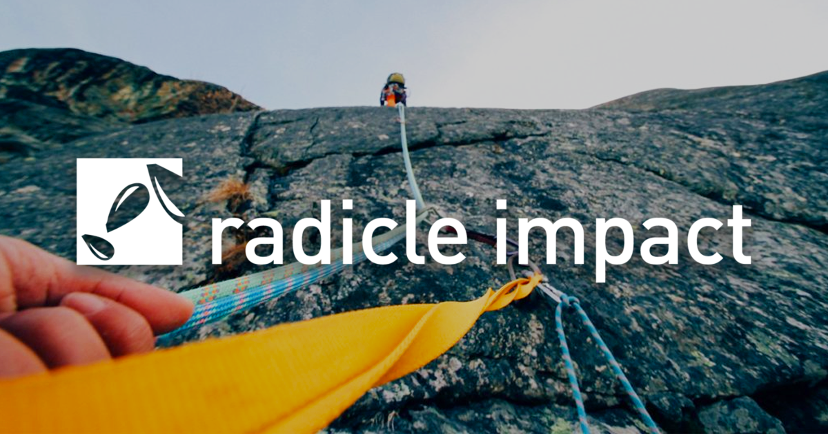 Our Approach - Radicle Impact